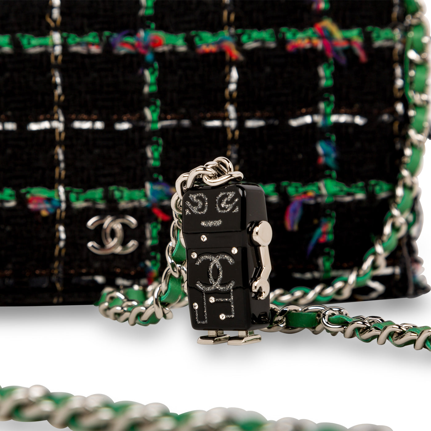 CHANEL - WOC - Tweed Robot Wallet on Chain | Bagista