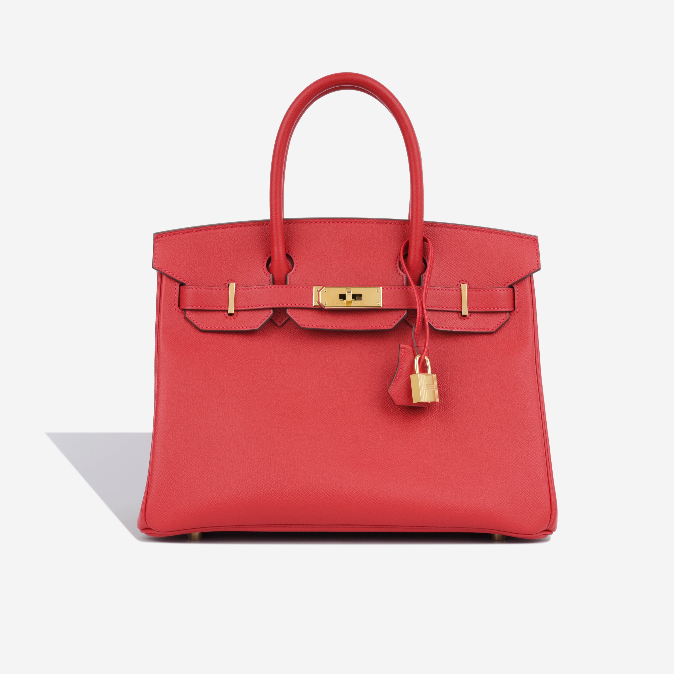 Hermès - Birkin 30 - Rouge Casaque Epsom - GHW - Pre Loved – Bagista