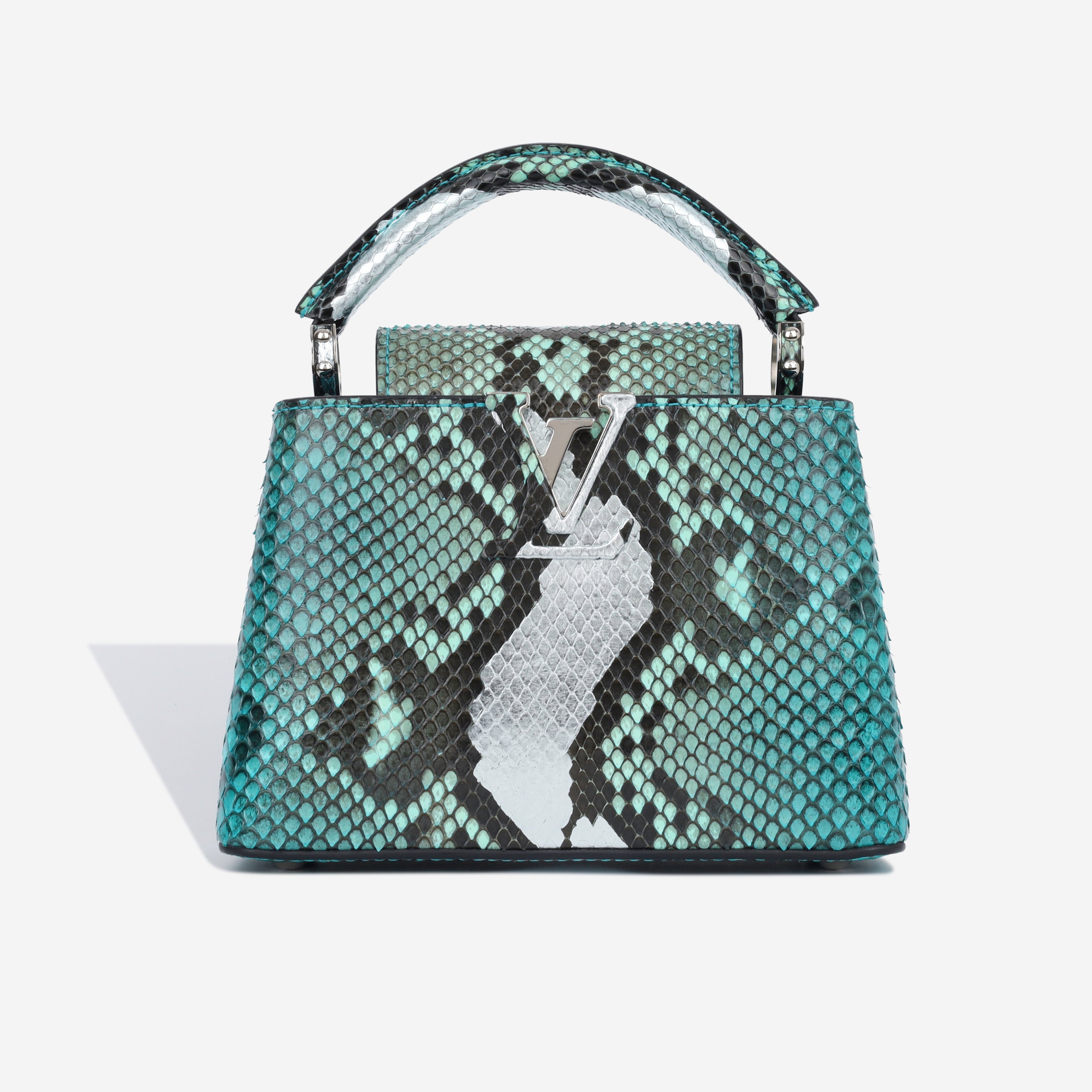 Louis Vuitton - Capucines BB - Blue Python SHW – Bagista